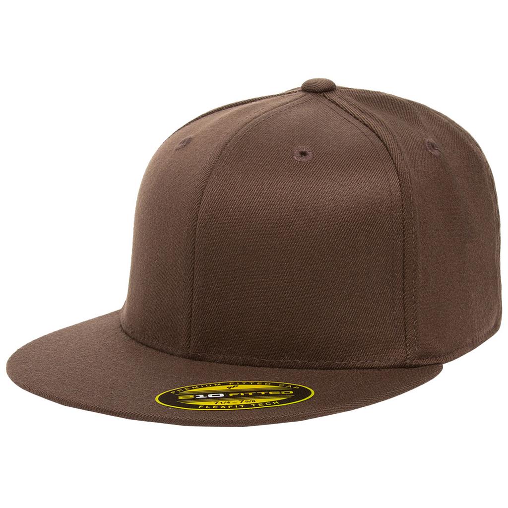 $24.95 Flexfit 210 Premium Fitted Cap - Includes Free Leather Patch