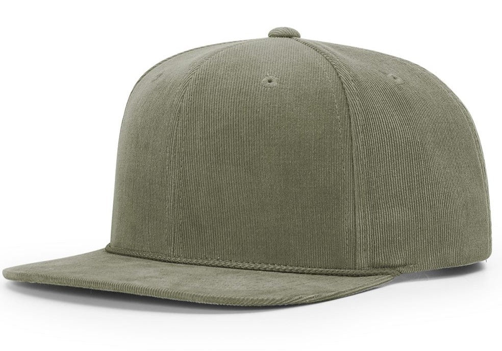 Richardson Timberline Corduroy Flatbill SnapBack Includes Free Custom Leather Patch – Printing ...